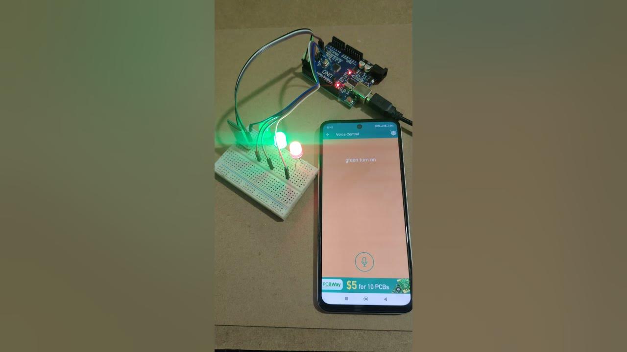 Voice Controlled Leds Using Arduino And Bluetooth Arduino Maker