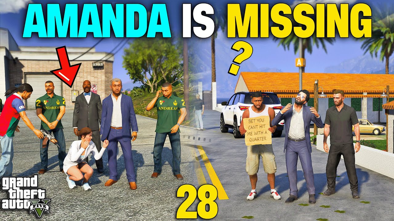 Amanda is Misssing 😥 | Michael Nay Kidnaper Paker Liya 😱 | GTA 5 - YouTube