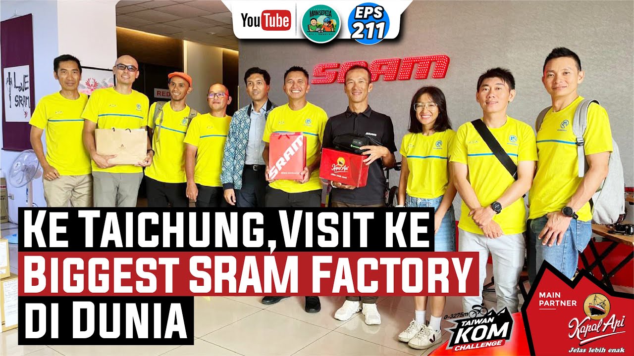 Ke Taichung, Visit ke Biggest SRAM Factory di Dunia - YouTube