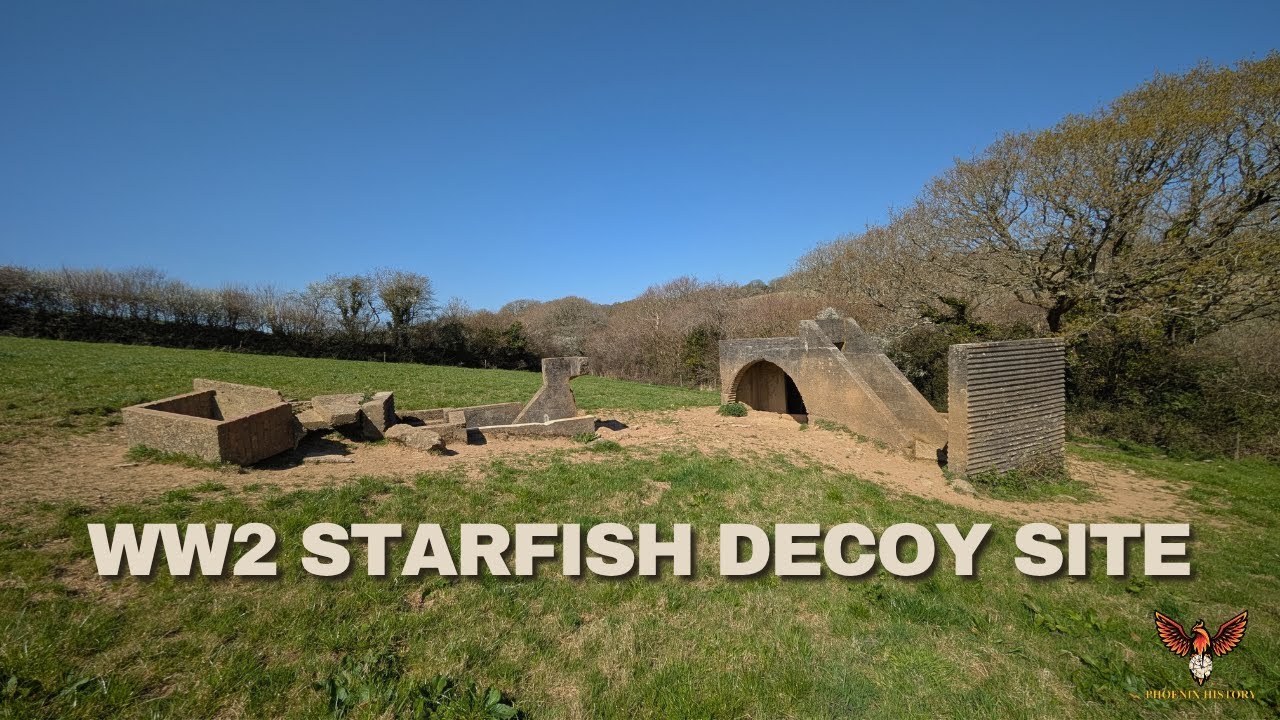 Cornwall WW2 Starfish Decoy Bunker - YouTube