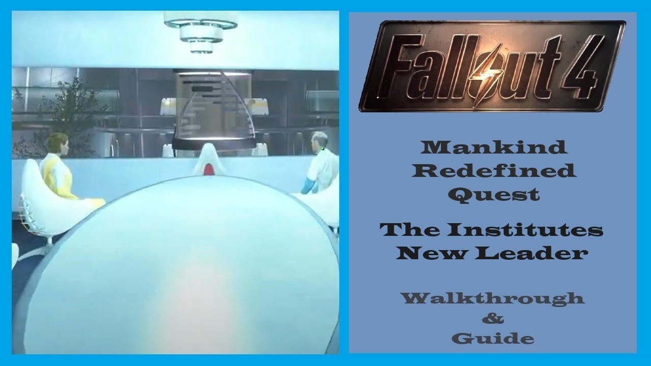 Fallout 4 - Mankind Redefined Quest - Ep48 - YouTube