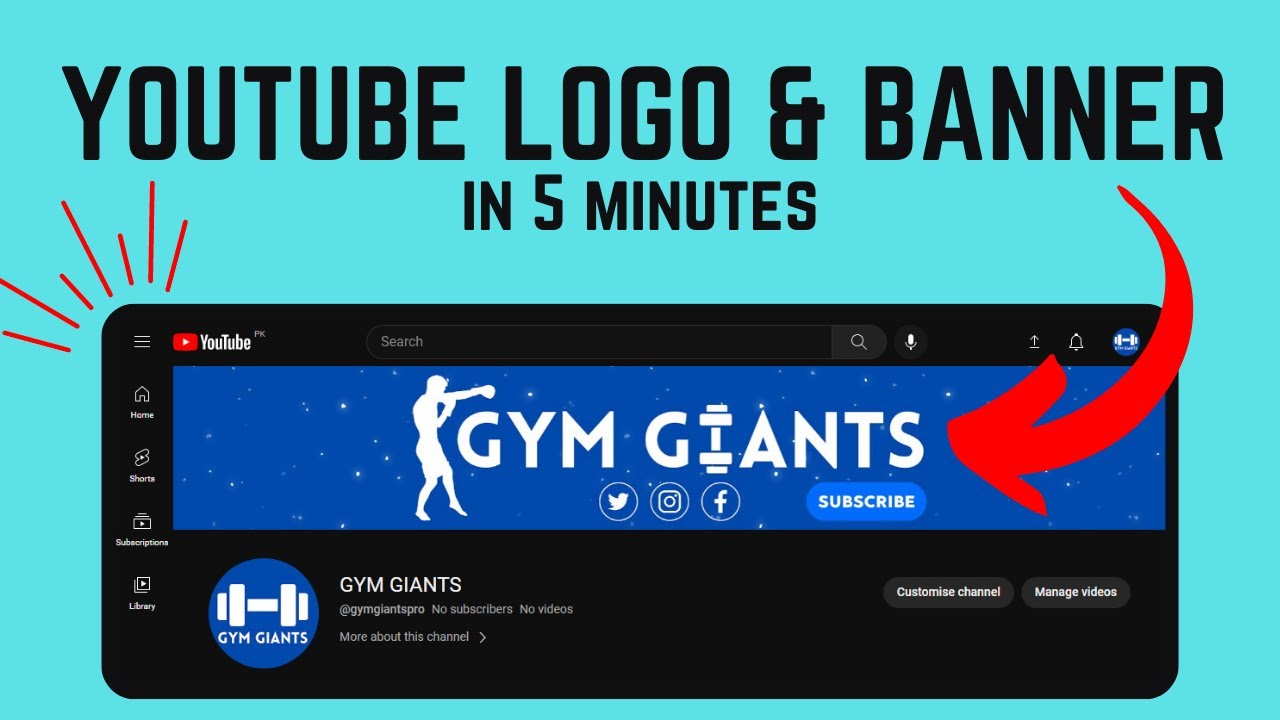 How To Create an Epic YouTube Logo & Banner in Minutes! - YouTube