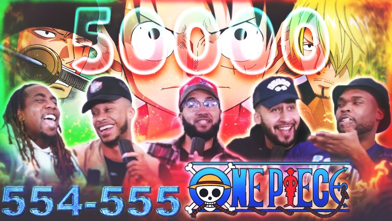 LUFFY KNOCKS OUT 5O,OOO FISHMEN! One Piece Ep 554/555 Reaction - YouTube