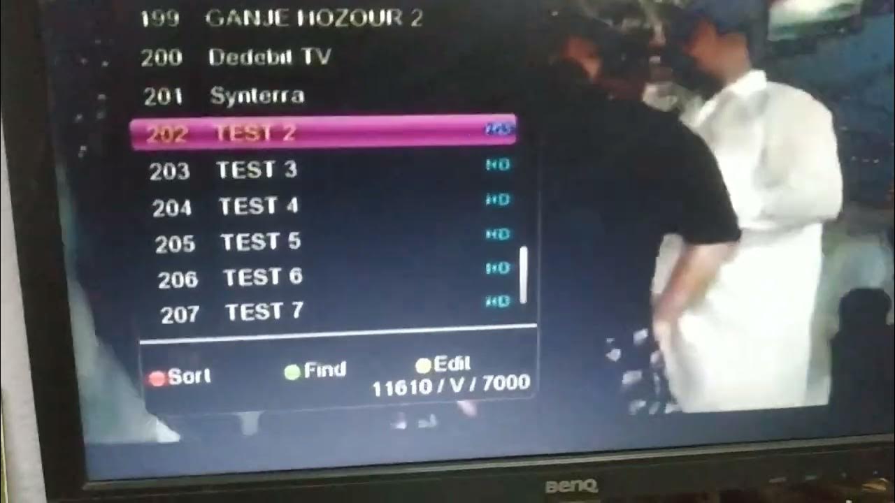 Express am7 40 east par new channel add - YouTube