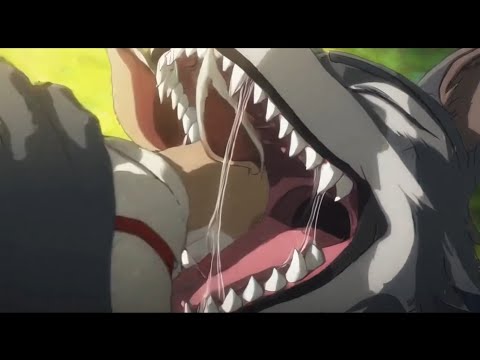 Furry big bad wolf chasing, catching and eat rabbit bunny, vore. Beastars style. Generation 3