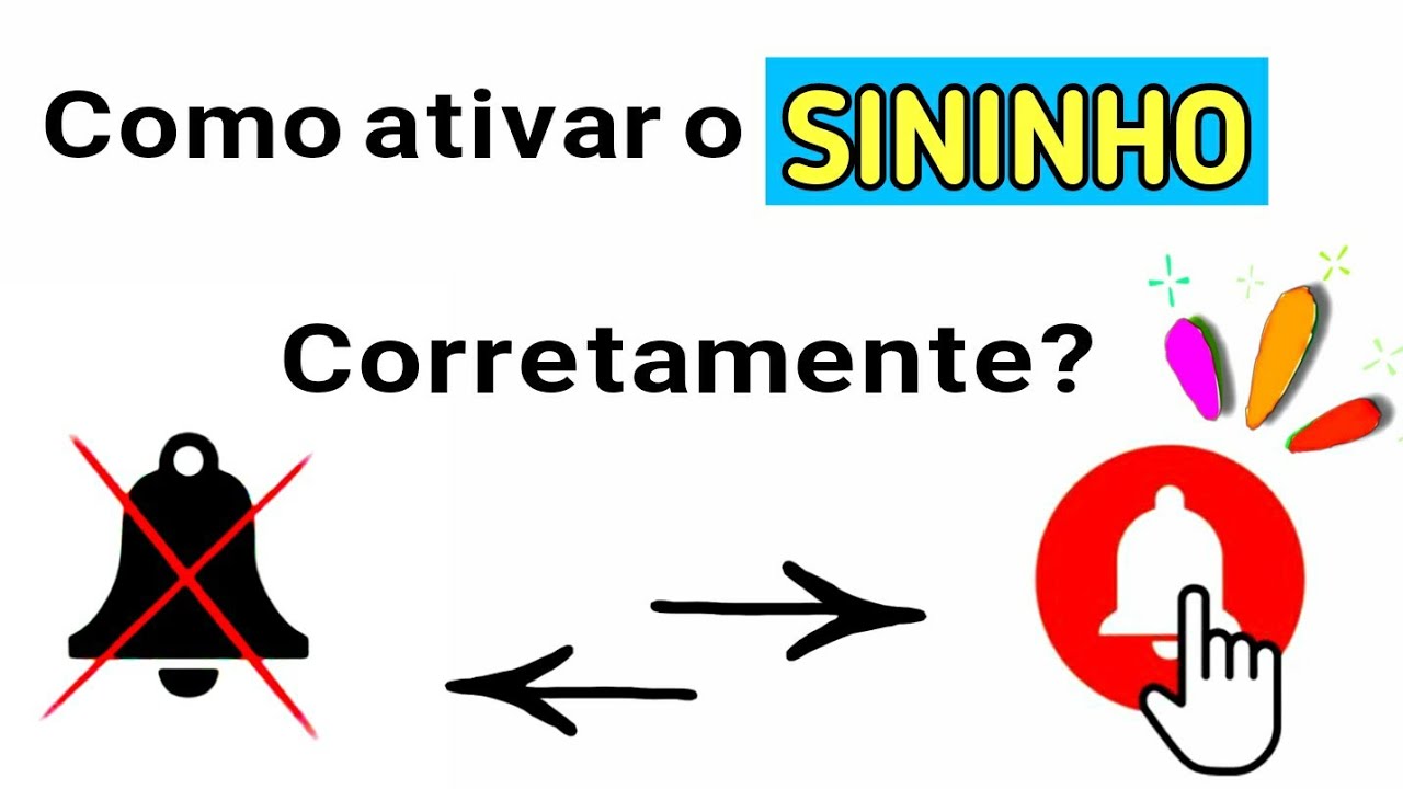 Tutorial de Como Ativar o Sininho no Youtube! - YouTube