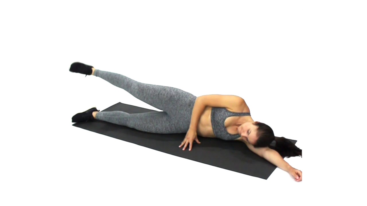Side Lying Leg Lift Pulses - YouTube