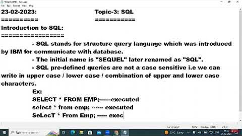 ORACLE AND SQL FULL Course - YouTube