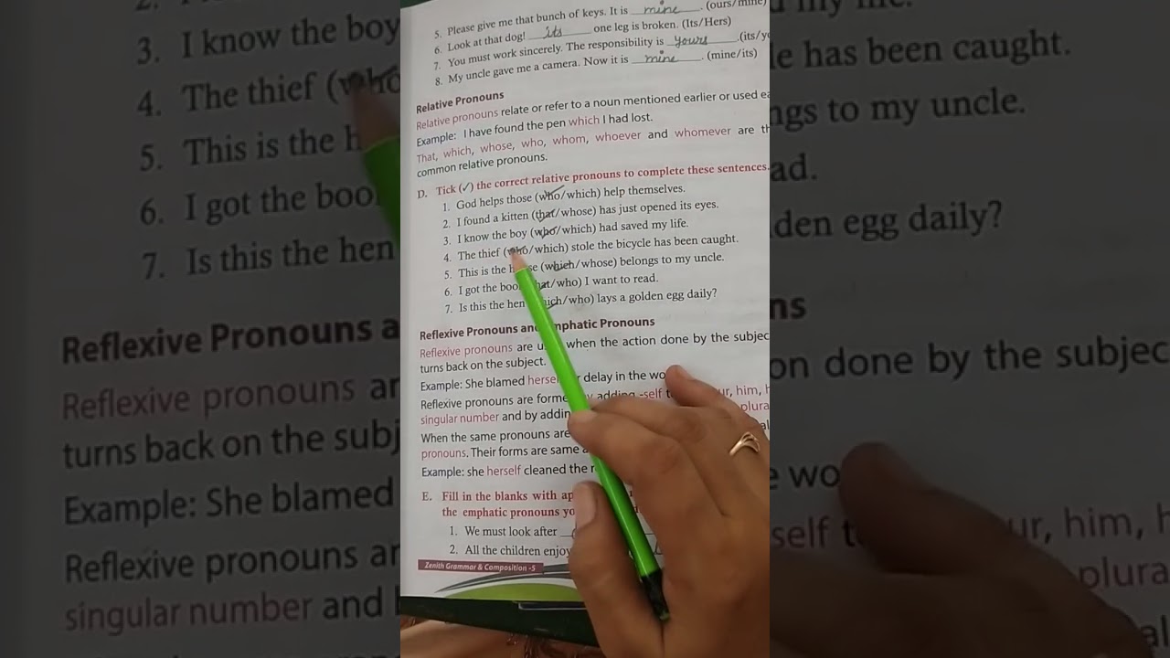 Class 5th English Lesson 5 YouTube Class 5th English Lesson 5 YouTube