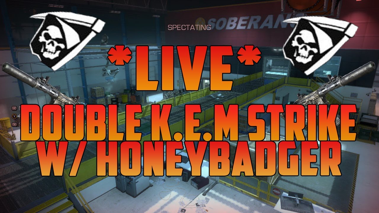 LIVE DOUBLE K.E.M STRIKE ON SOVEREIGN (CoD Ghosts Multiplayer Gameplay ...