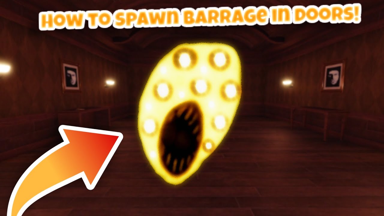How To Spawn Barrage In Roblox Doors With Admin Panel!!! - YouTube