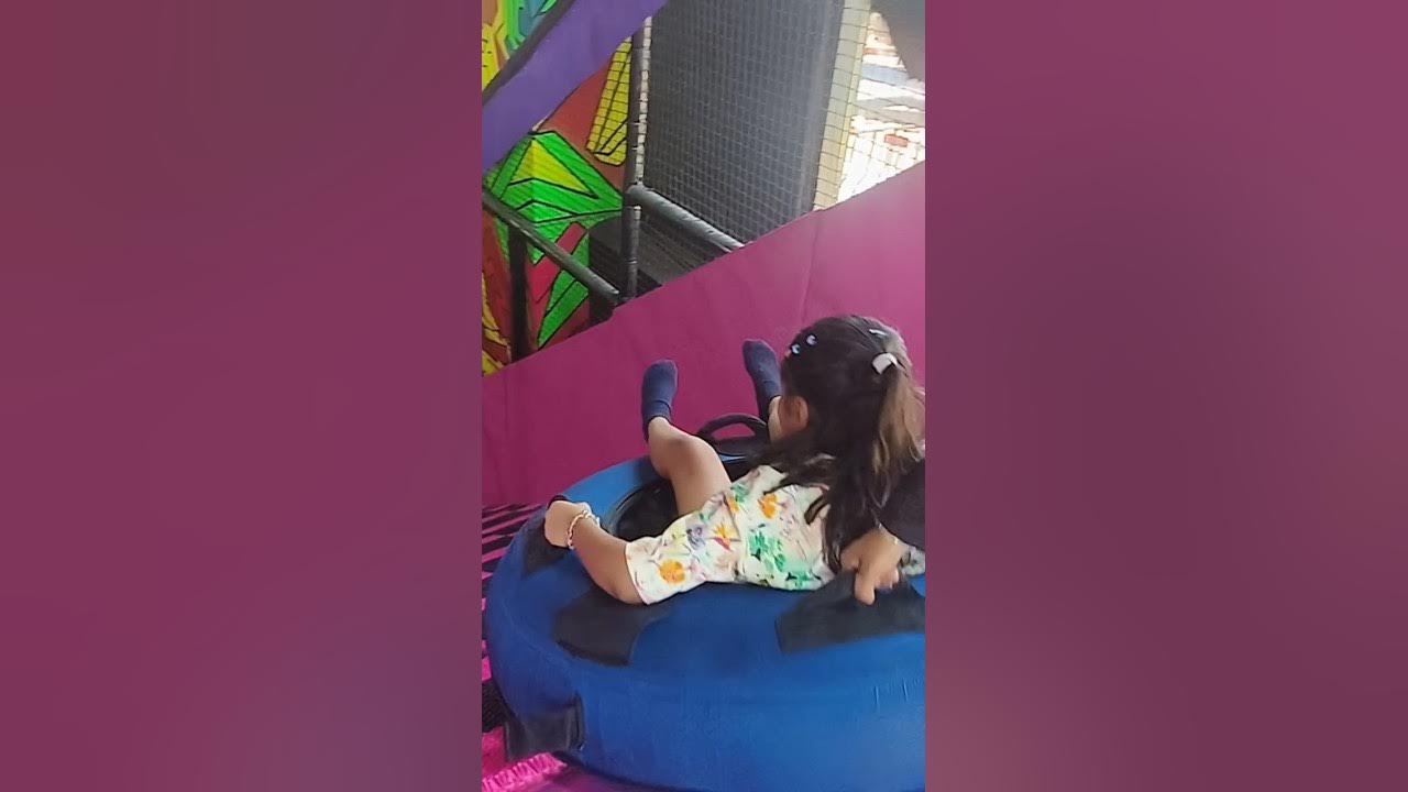 Such big slide 🧐 #shorts #bigslide #fun #trampoline #youtubeshorts #sharvishreyu ️ - YouTube
