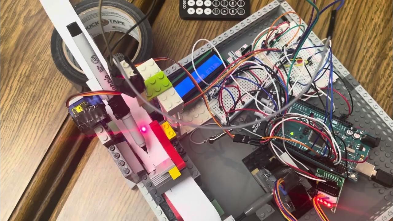 Group 8 mechatronics demonstration of final prodject “Morse code ...