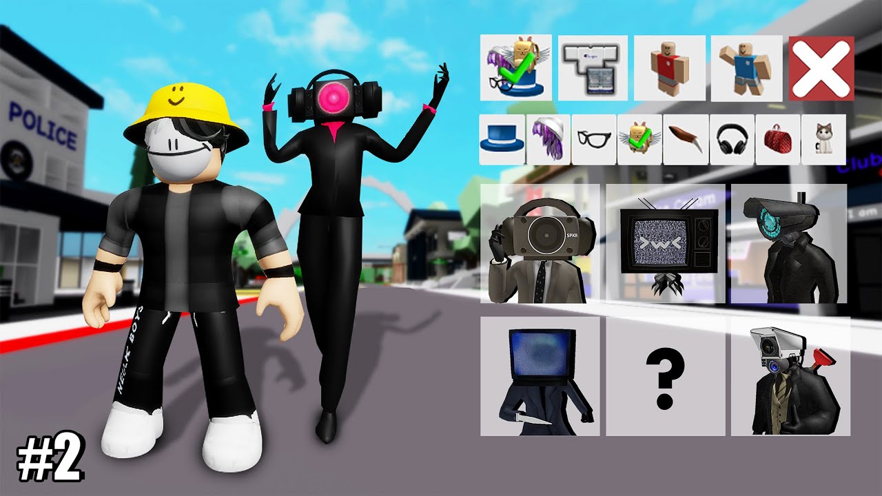 6 SKIBIDI BODYGUARD In Brookhaven W/ID & Accessories Name - Roblox part ...