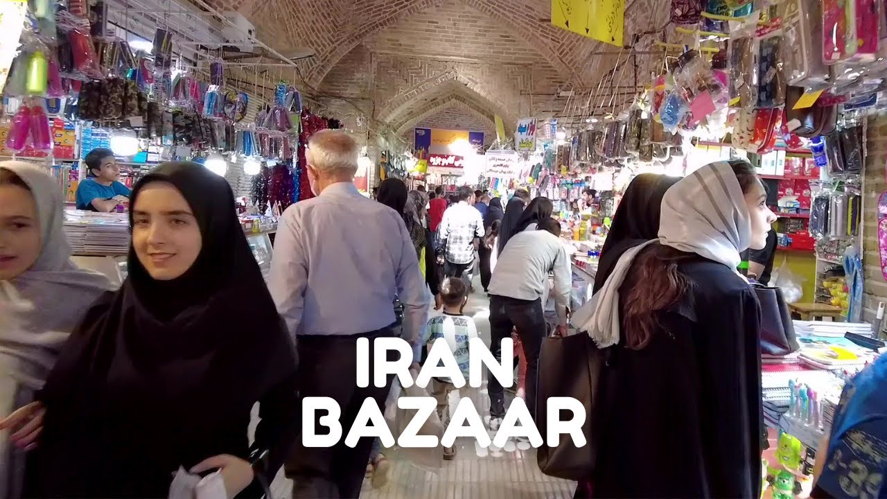 IRAN 2022 - Hamadan traditional bazaar pov walking tour - YouTube