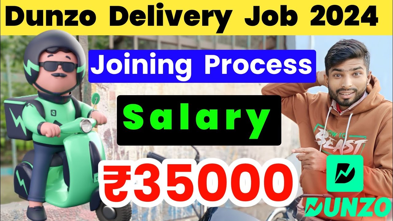 Dunzo Delivery Joining Process Live 2024// Dunzo Food, Parcel, Grocery ...