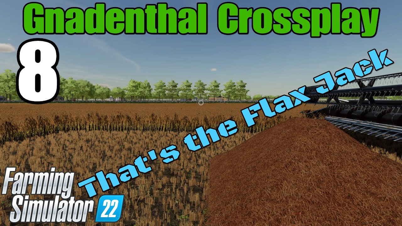 FS22 Gnadenthal Crossplay #8 / That's the FLAX Jack ! on PS5 - YouTube