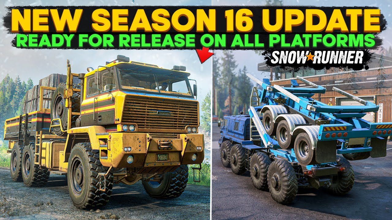 New Season 16 Update Ready For Release in SnowRunner on All Platforms ...