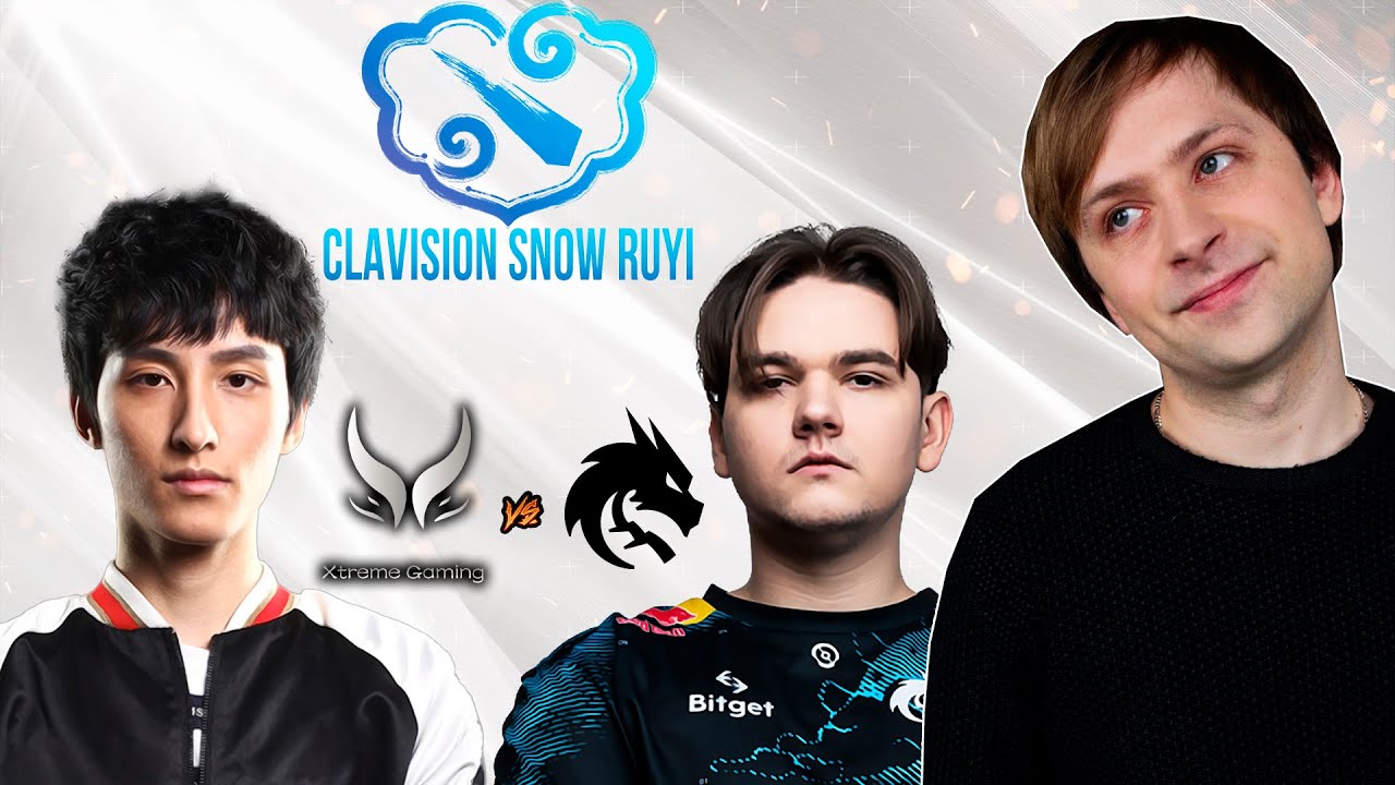 НС смотрит ФИНАЛ Xtreme Gaming vs Team Spirit | Clavision: Snow Ruyi - YouTube