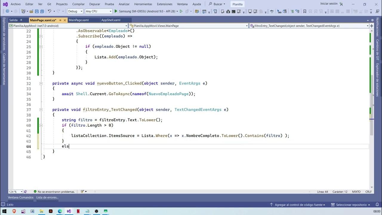 4 - Cargar Lista de Empleados en aplicación .NET MAUI + Firebase Realtime - YouTube