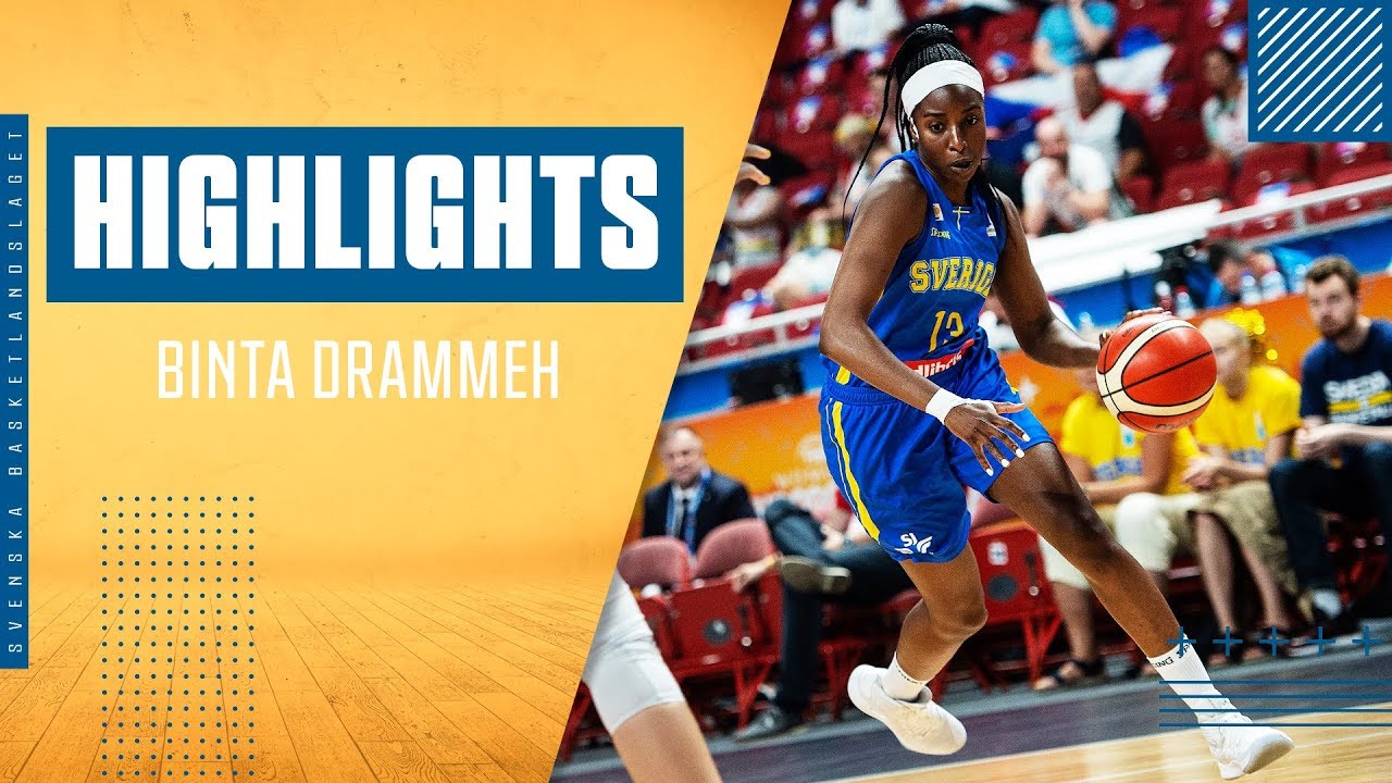 Highlights: Binta Drammeh 🔥 (EuroBasket 2019) - YouTube