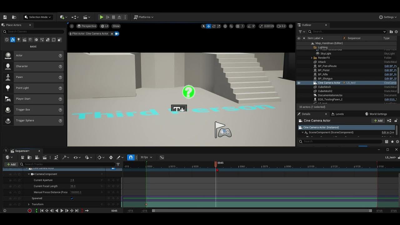 UE Level Sequence 006 Add Keyframe = S Key - YouTube
