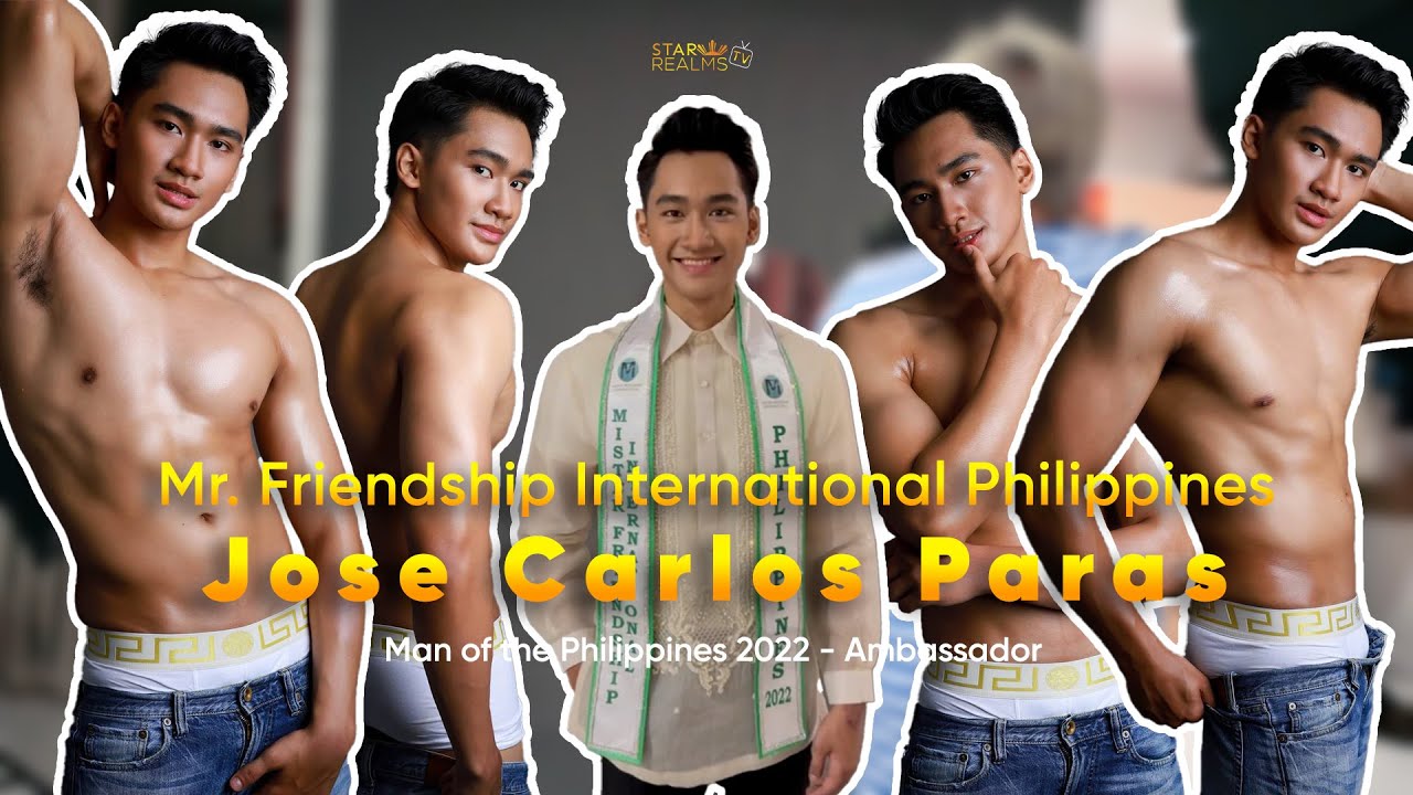 StarRealms TV | Mr. Friendship International Philippines Jose Carlos Paras - YouTube