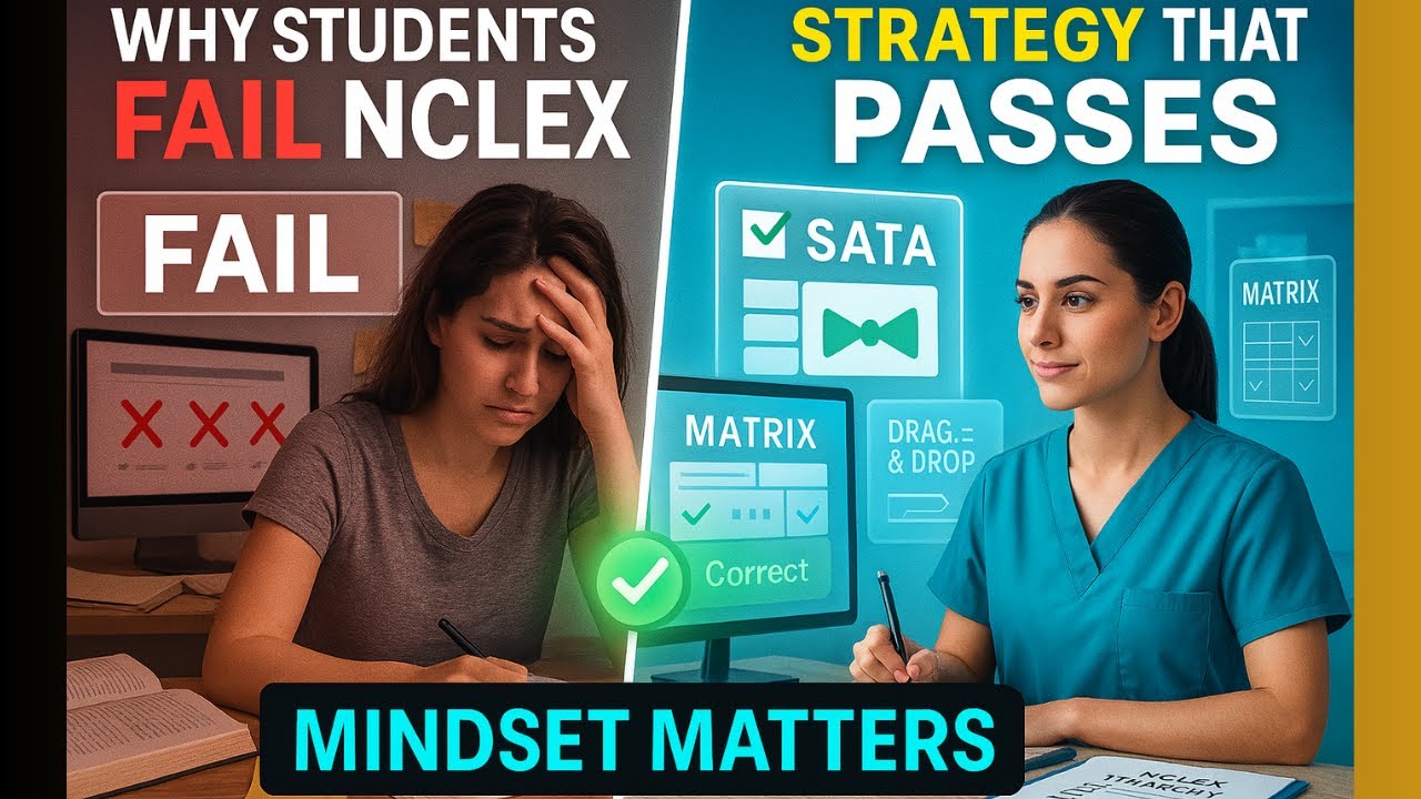 NCLEX PASS vs FAIL: The Shocking Mindset Difference in NCLEX Strategy ...