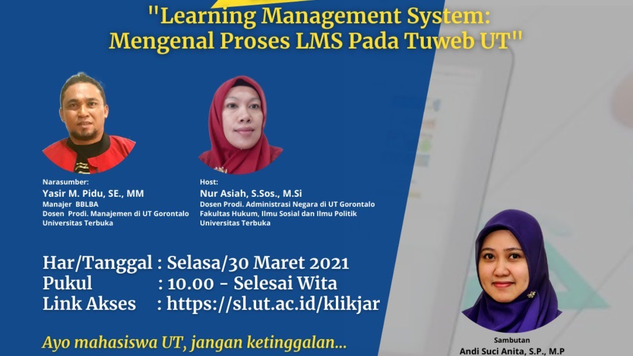 Klinik Belajar: Mengenal Proses LMS Pada Tuweb UT - YouTube