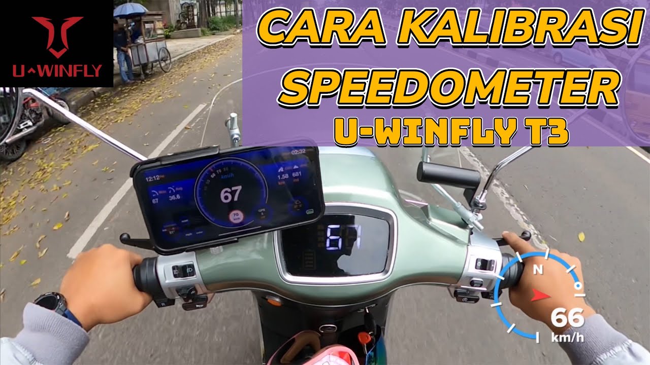 Tutorial Cara Kalibrasi Speedometer Motor Listrik Uwinfly T3 - YouTube