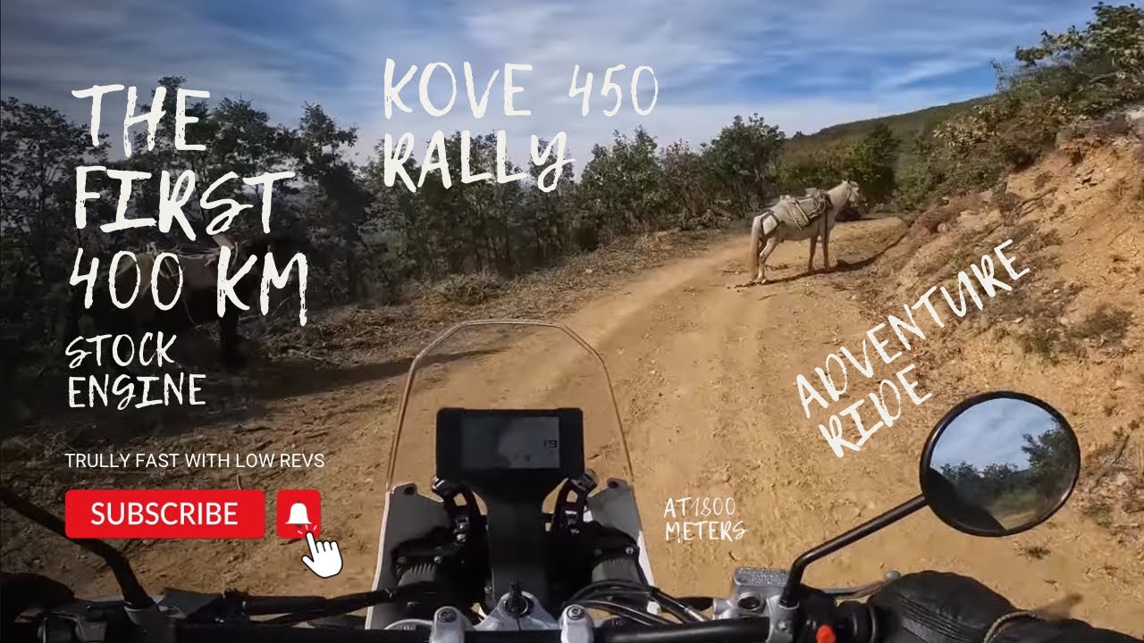kove 450 rally Adventure Ride with stock engine! - YouTube