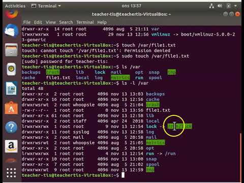 Ubuntu Terminal Commands part 2 - YouTube