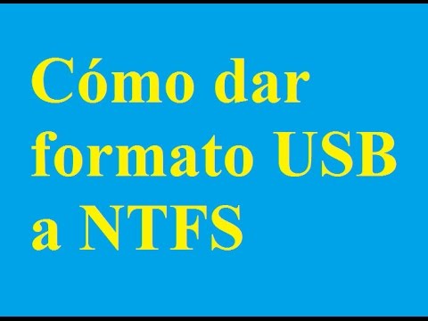 Cómo dar formato USB a NTFS - Betdownload.com - YouTube