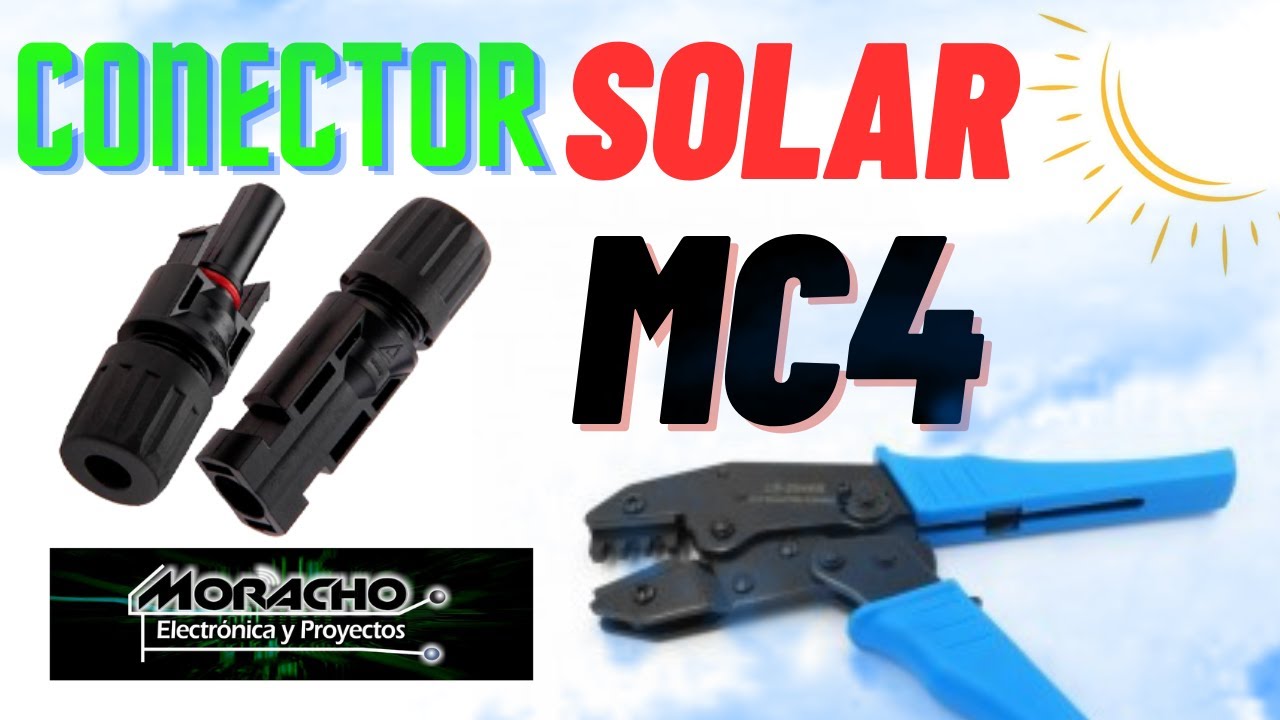 Como Ponchar O Instalar Los Conectores Solares MC4 - YouTube