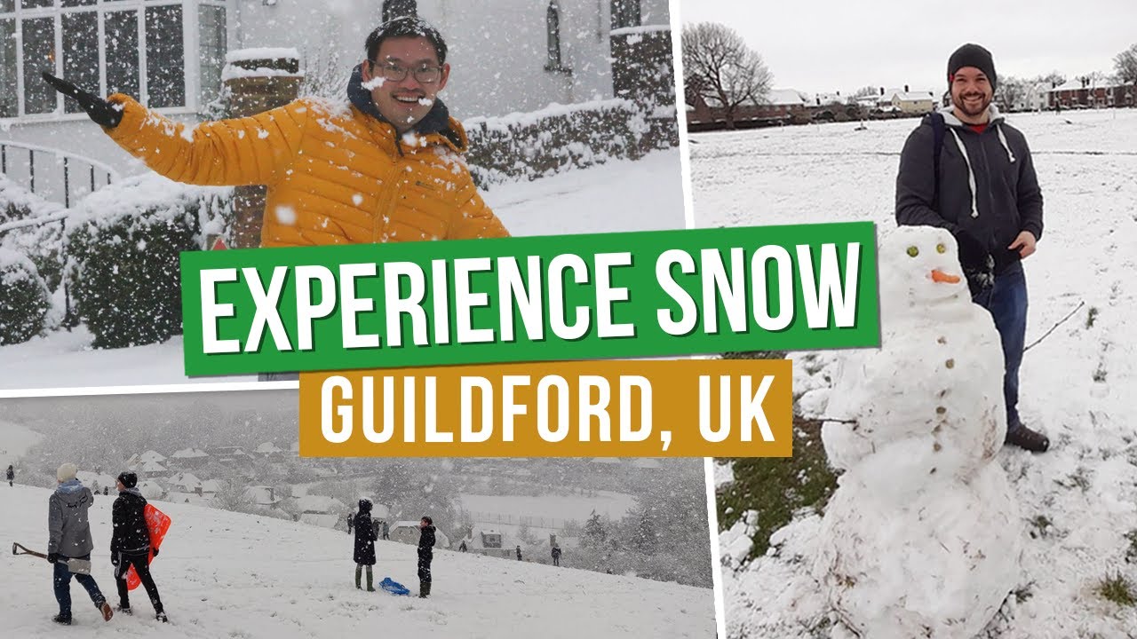 The ONE DAY Guildford turns to a SKI RESORT!! - YouTube