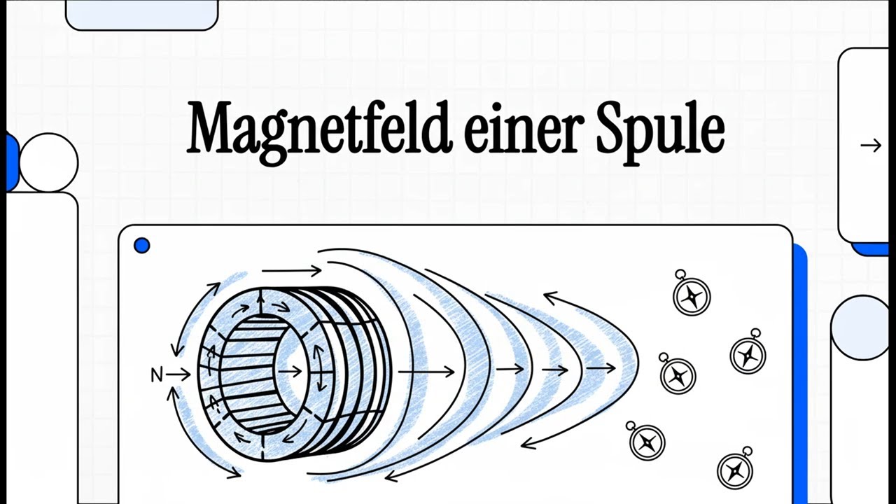Magnetfeld einer Spule | EINFACH ERKLÄRT - YouTube