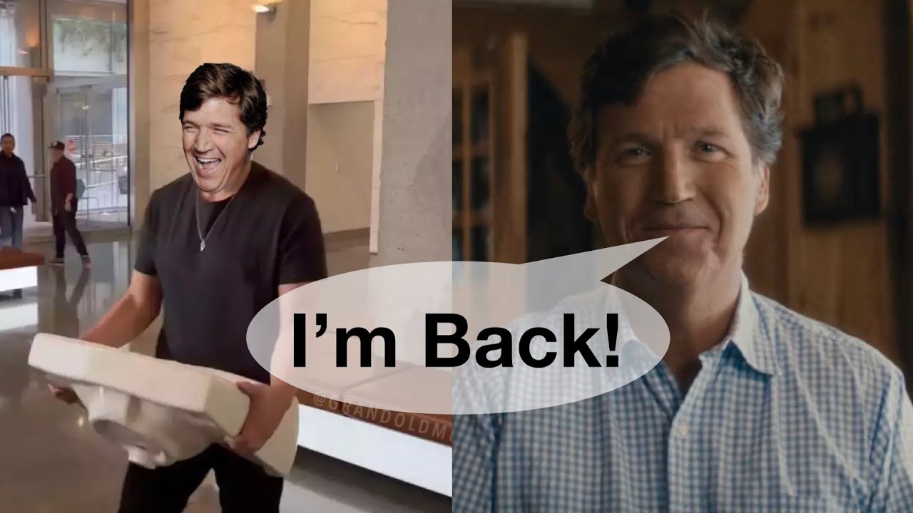 Tucker Carlson Announces His Return To Television. - YouTube