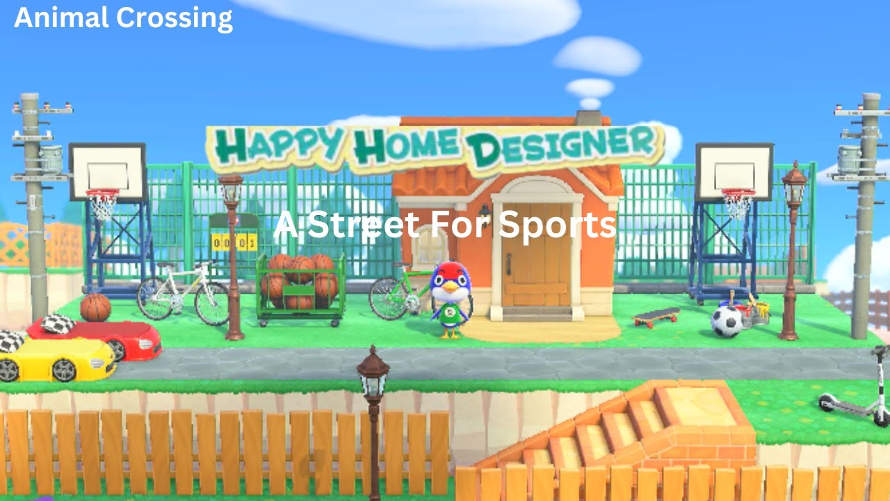 A Street For Sports For Jay! Animal Crossing New Horizons, Happy Home ...