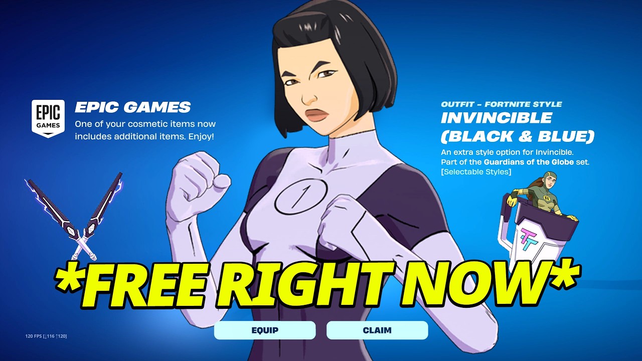 *NEW* How to Claim FREE INVINCIBLES SKIN in Fortnite (Dupli-Kate Skin ...