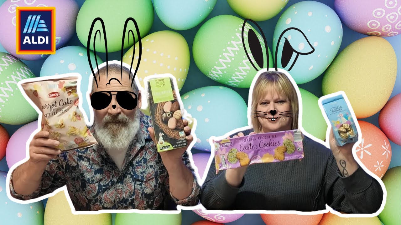 TRYING ALDI EASTER TREATS - YouTube