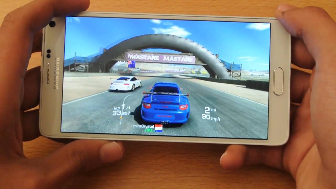 Samsung Galaxy Note 4 Octa Real Racing 3 Gameplay Review HD - YouTube