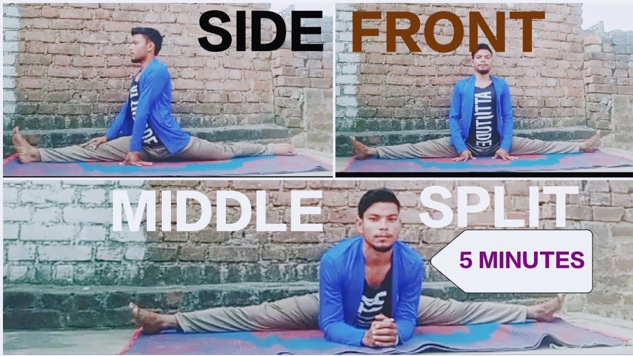 HOW TO SPLIT IN 5 MINUTES LEARN SIDE FRONT MIDDLE SPLIT - YouTube