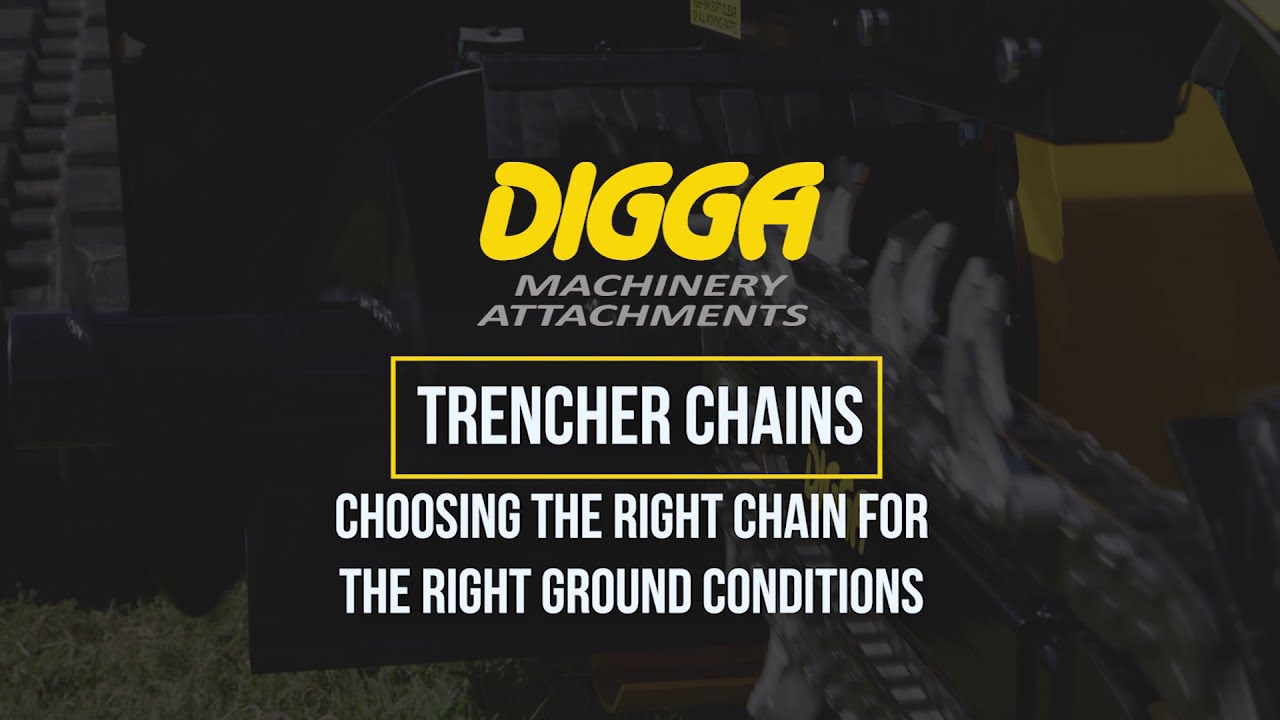 Trencher Chains | Digga Australia - YouTube