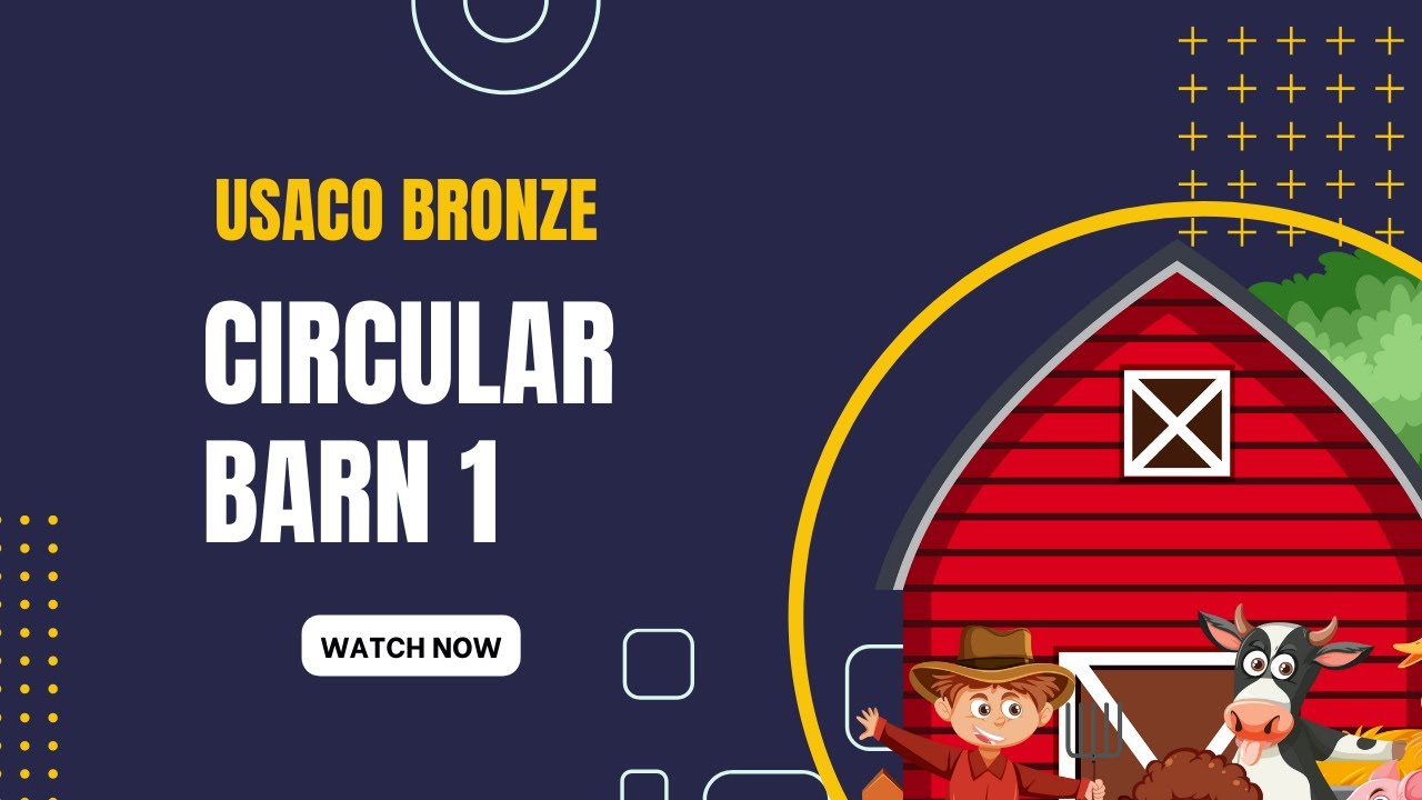 USACO 2016 Bronze Circular Barn Part1 - YouTube