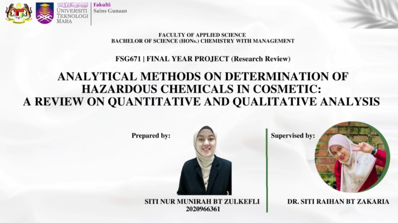 FINAL YEAR PROJECT (FYP) / VIVA VIDEO PRESENTATION (Review Paper ...
