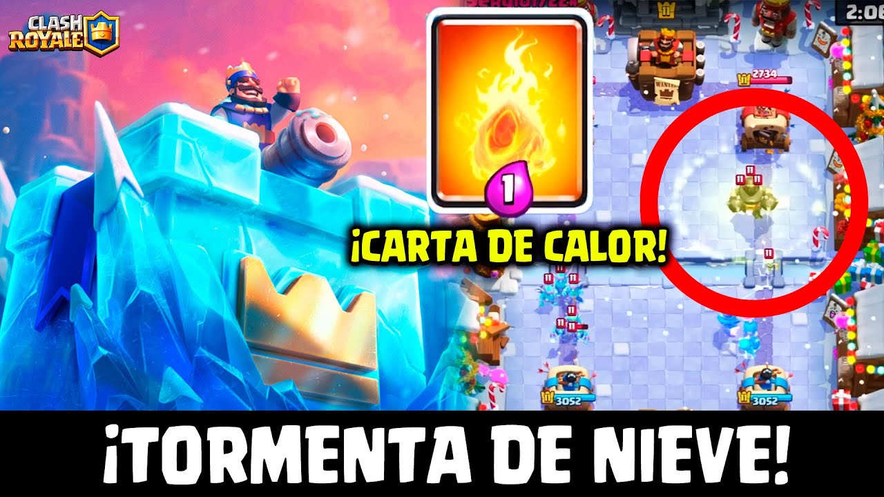 Desafío ️TORMENTA de NIEVE ️ MAZO para GANAR FÁCIL Clash Royale Season ...