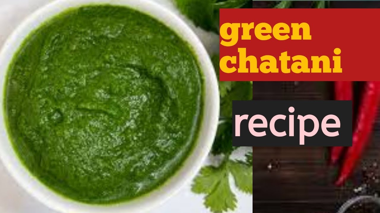 green chatani recipe 😋 - YouTube