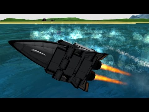 KSP - Small Speedboat Version Ekranoplan Concept - YouTube