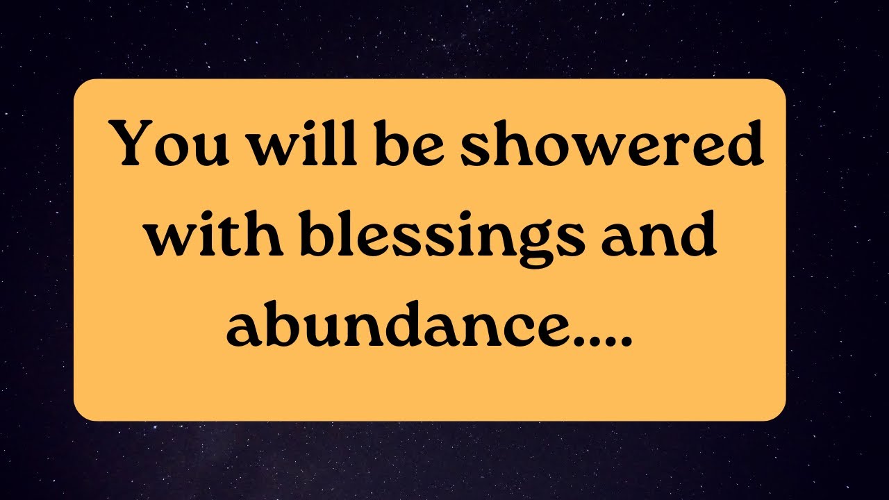 ⚱️You will be showered with blessings and abundance............ #smile ...