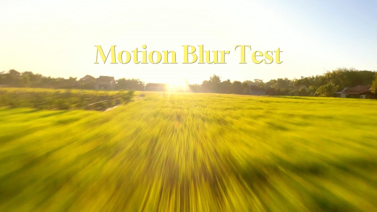 motion blur test - YouTube